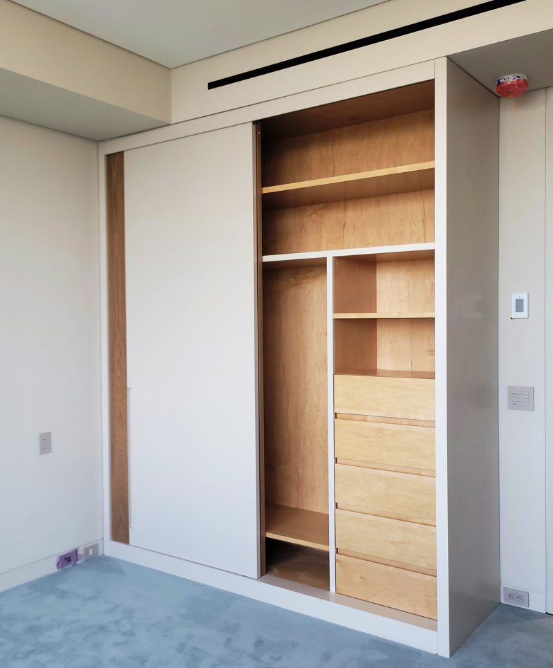 16. Sliding Door Built-In Wardrobe – Rob Kron Custom Living